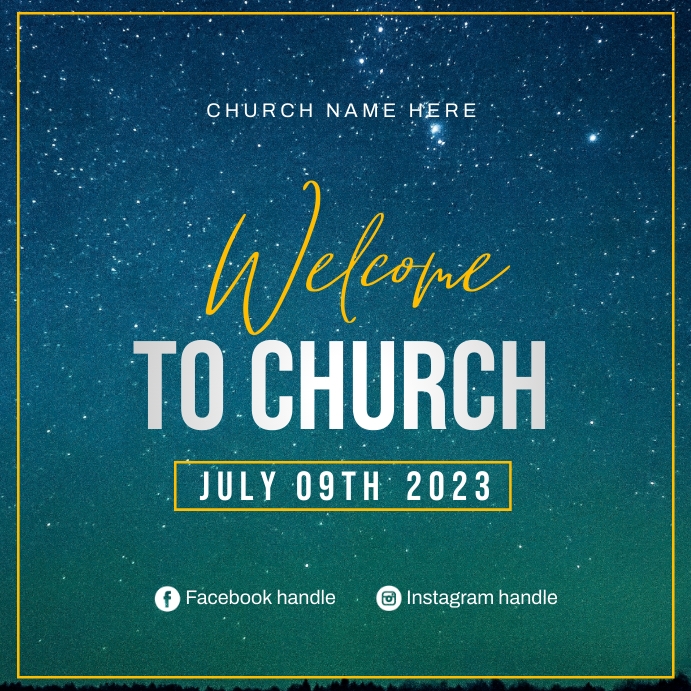 chuirch invitation Template | PosterMyWall