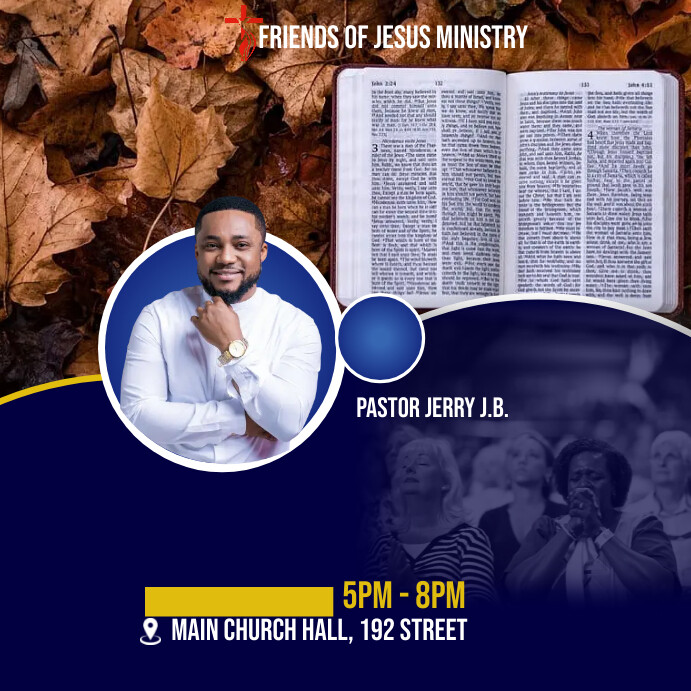 Plantilla de church, Bible study | PosterMyWall