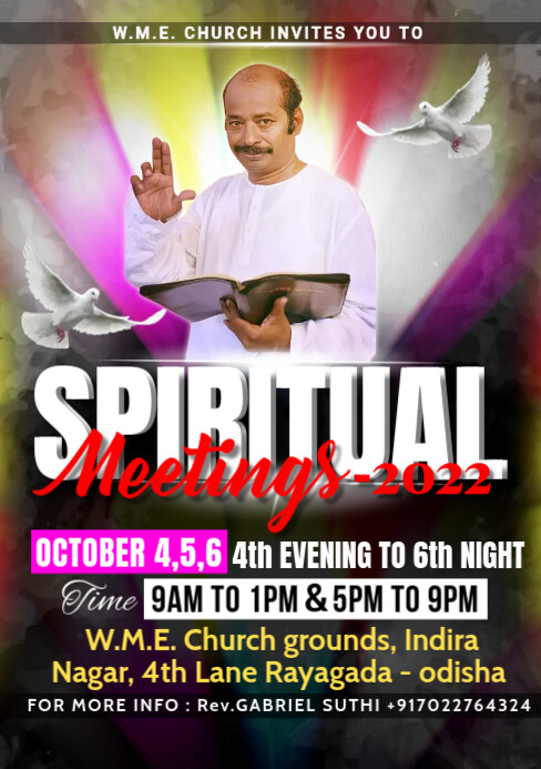 church, christian, sunday service, prophetic Template | PosterMyWall