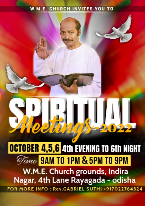 church, christian, sunday service, prophetic Template | PosterMyWall