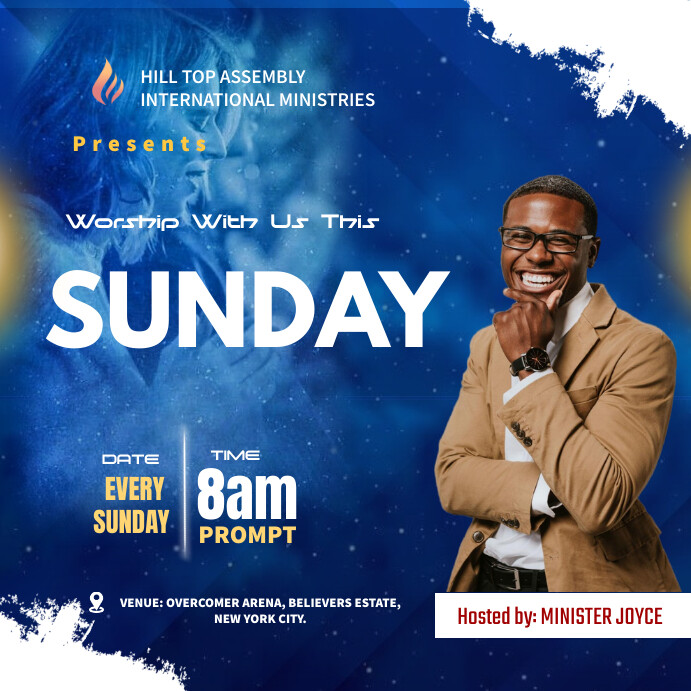 Plantilla de Church, church conference, new year Eve se | PosterMyWall