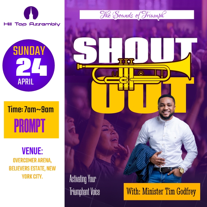 Copy of Church, church conference, new year Eve serv | PosterMyWall