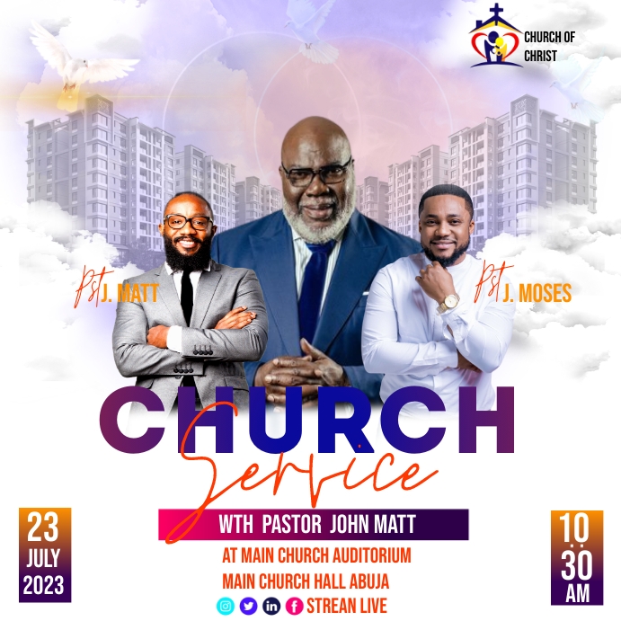 church, concert flyer Template | PosterMyWall