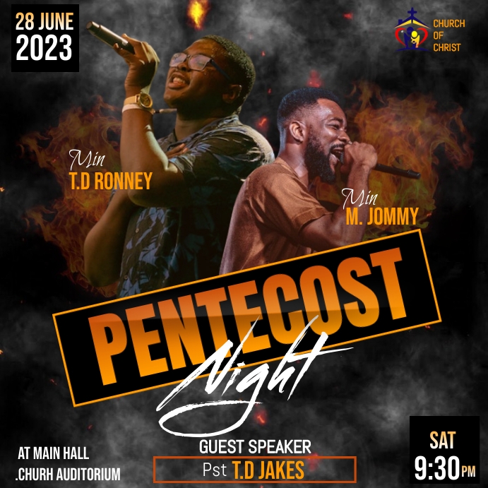church, concert flyer Template | PosterMyWall