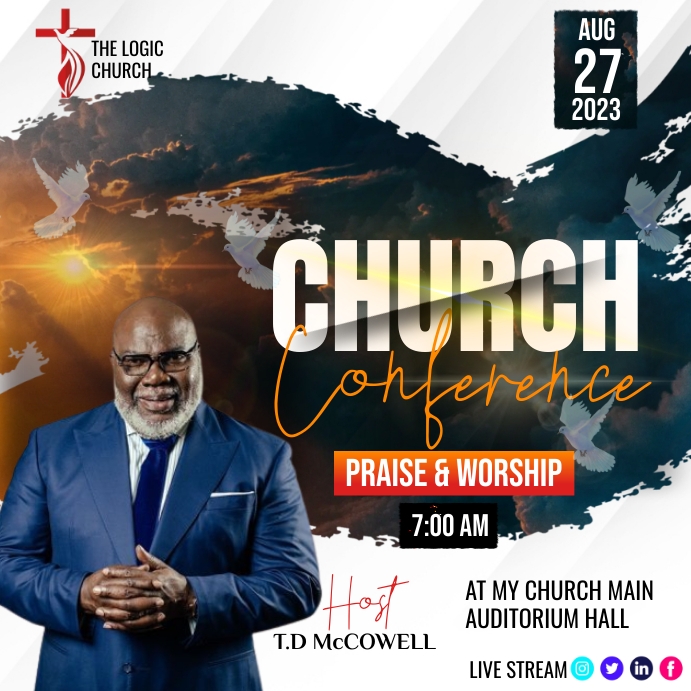 church, concert flyer Template | PosterMyWall