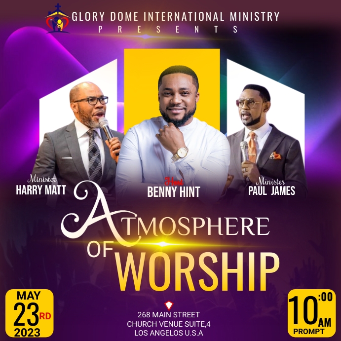 Copy of church, concert flyer | PosterMyWall