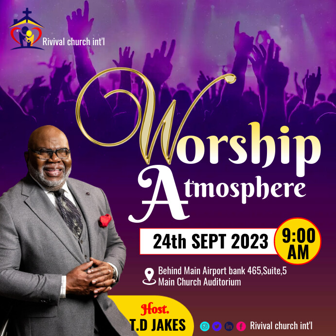 church, concert flyer Template | PosterMyWall