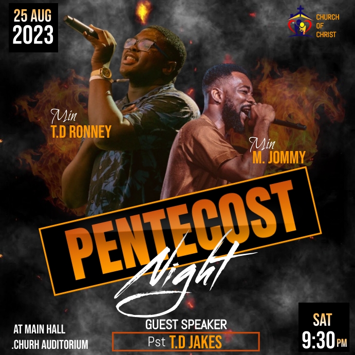 church, concert flyer Template | PosterMyWall