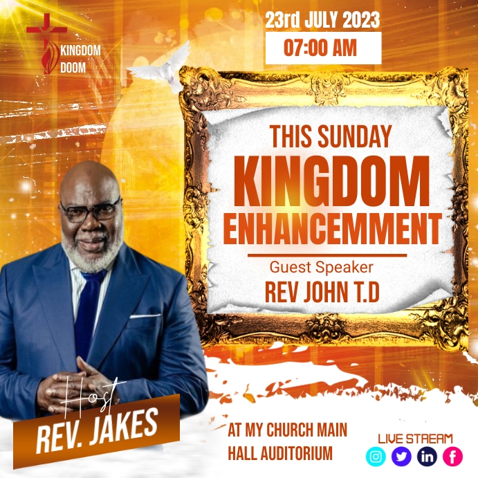 Plantilla de church, concert flyer | PosterMyWall