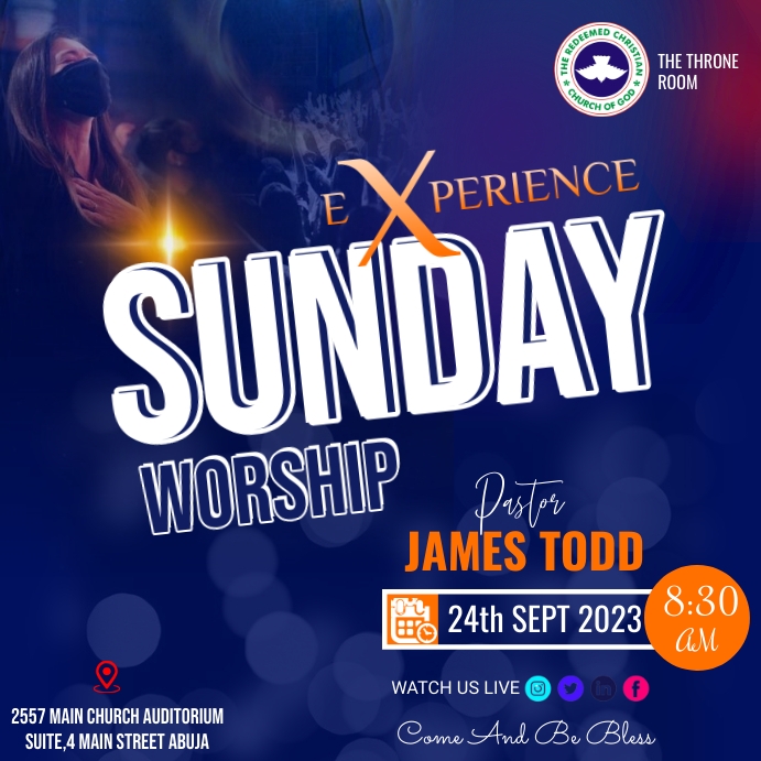 Plantilla de church, concert flyer | PosterMyWall