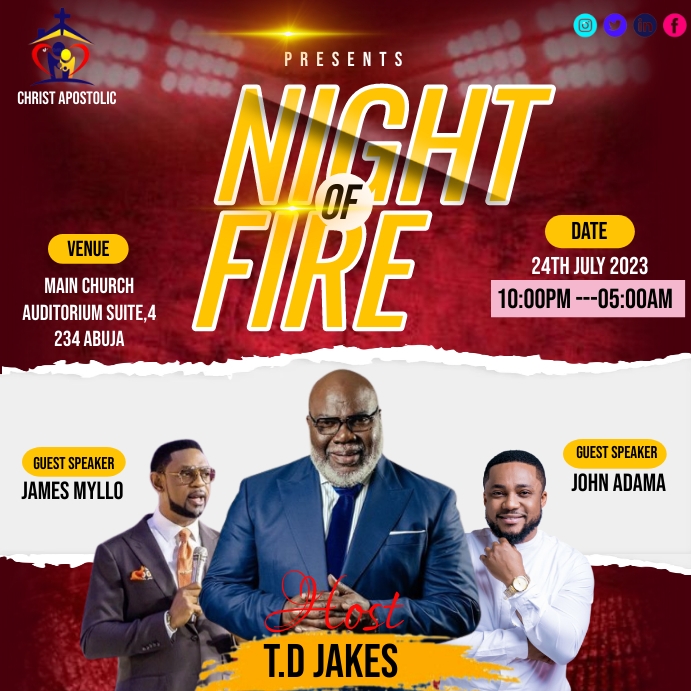 church, concert flyer Template | PosterMyWall