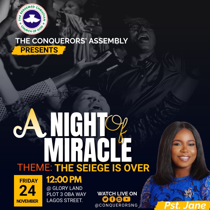 church, concert flyer Template | PosterMyWall