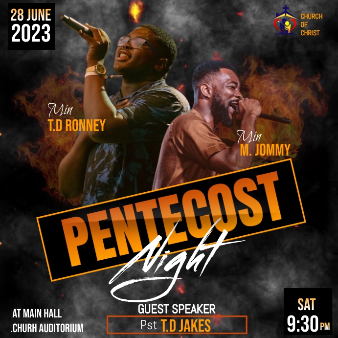 church, concert flyer Template | PosterMyWall