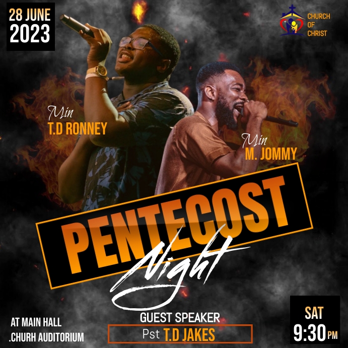 church, concert flyer Template | PosterMyWall