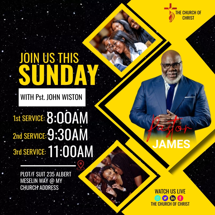 church, concert flyer Template | PosterMyWall