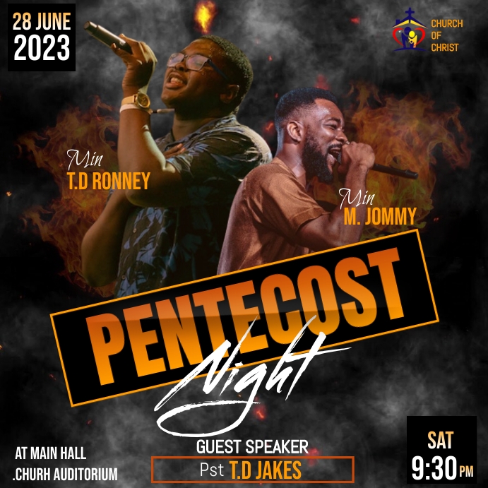church, concert flyer Template | PosterMyWall