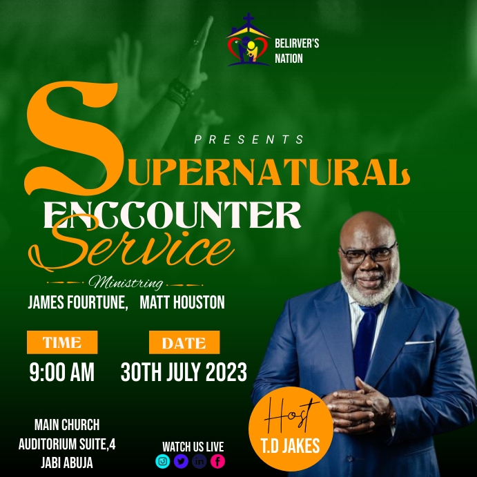 Plantilla de church, concert flyer | PosterMyWall