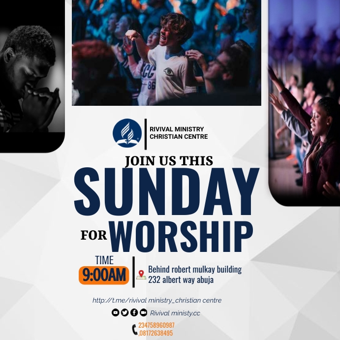 church, concert flyer Template | PosterMyWall