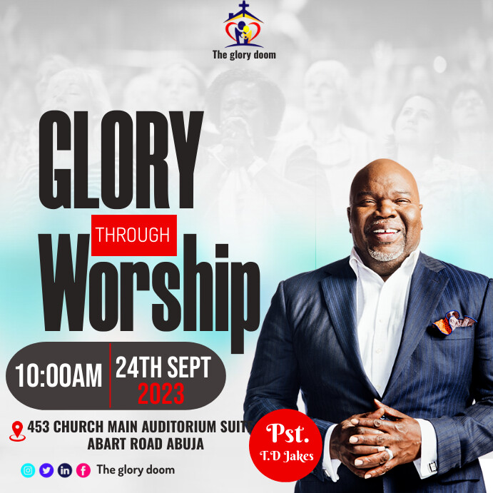 church, concert flyer Template | PosterMyWall