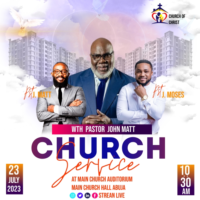 church, concert flyer Template | PosterMyWall