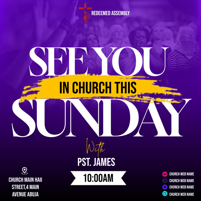 church, concert flyer Template | PosterMyWall