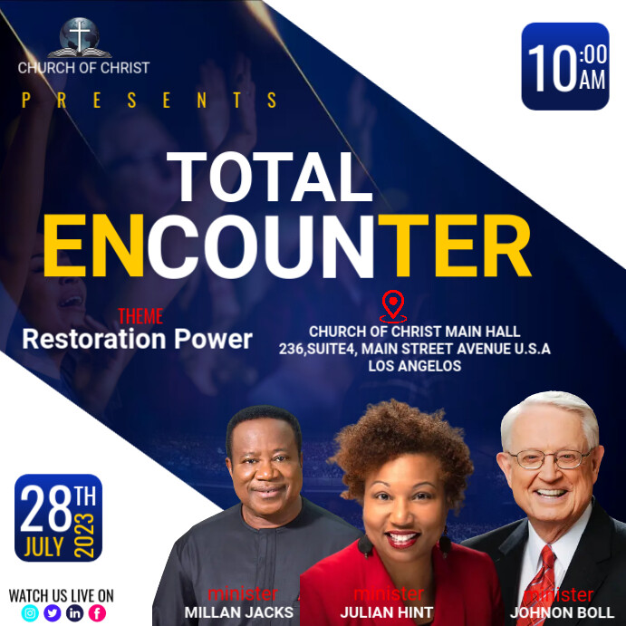 church, concert flyer Template | PosterMyWall