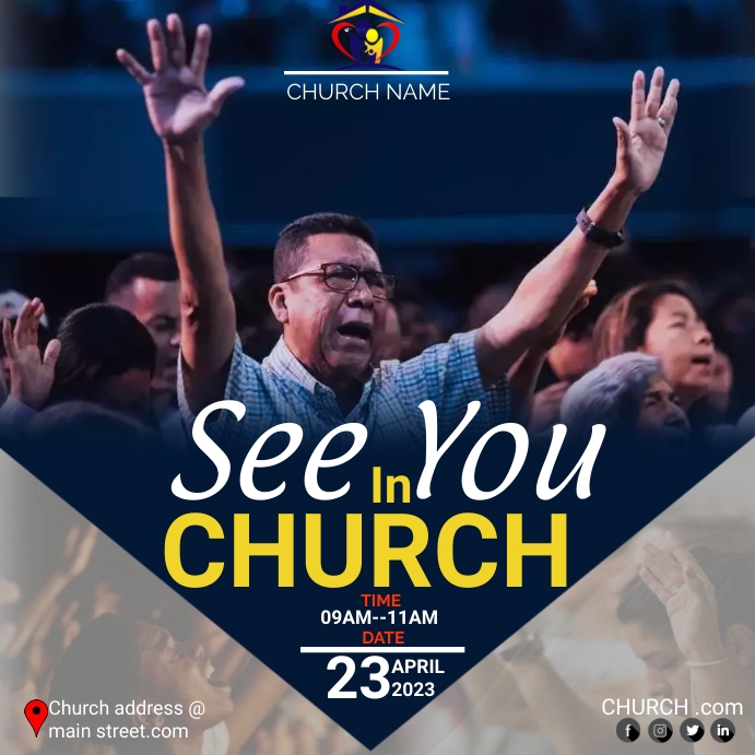 church, concert flyer Template | PosterMyWall