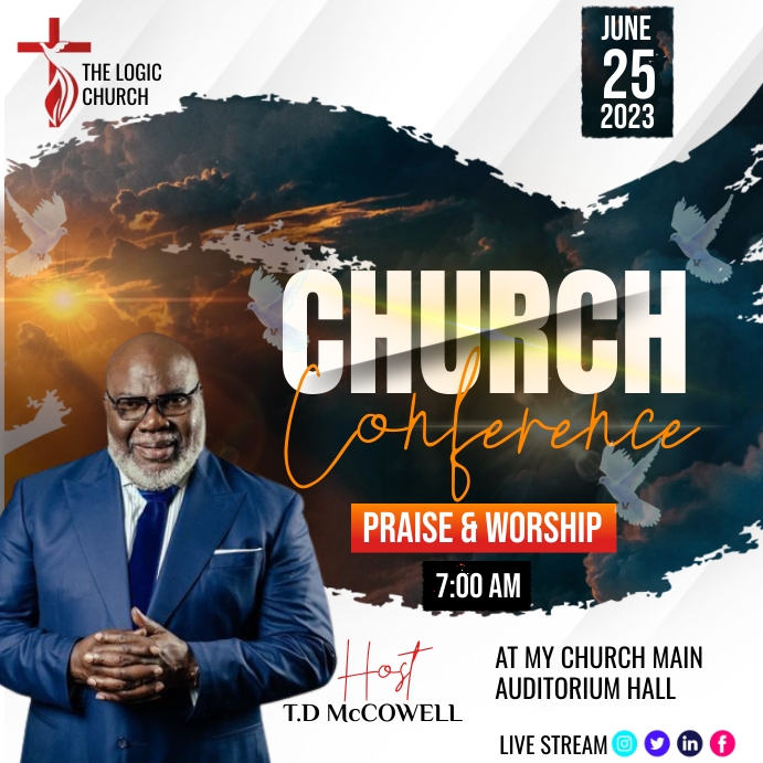 church, concert flyer Template | PosterMyWall