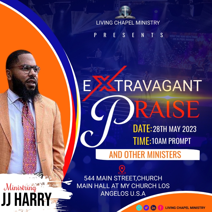 church, concert flyer Template | PosterMyWall