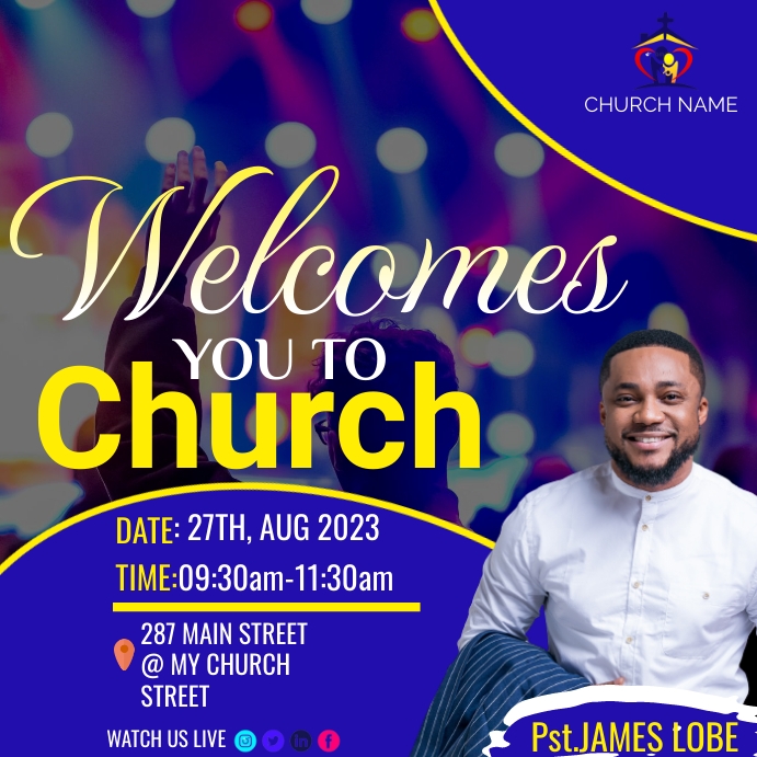 Copy of church, concert flyer | PosterMyWall