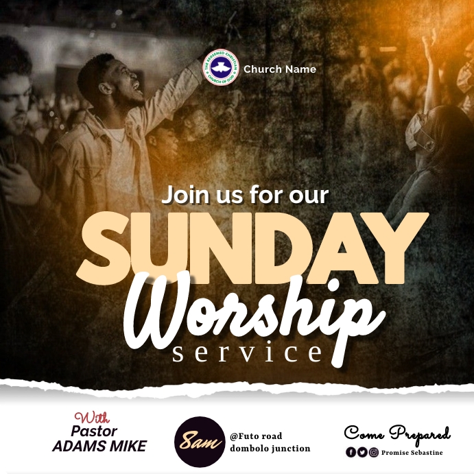 church, concert flyer Template | PosterMyWall