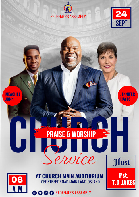 church, concert flyer Template | PosterMyWall