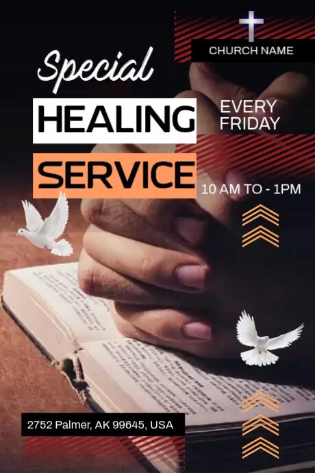 Copy of Church, Special, Healing, Service | PosterMyWall