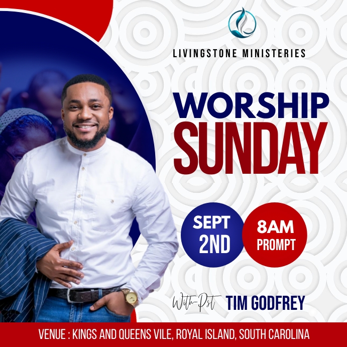 Church, Sunday church service invitation flye Template | PosterMyWall