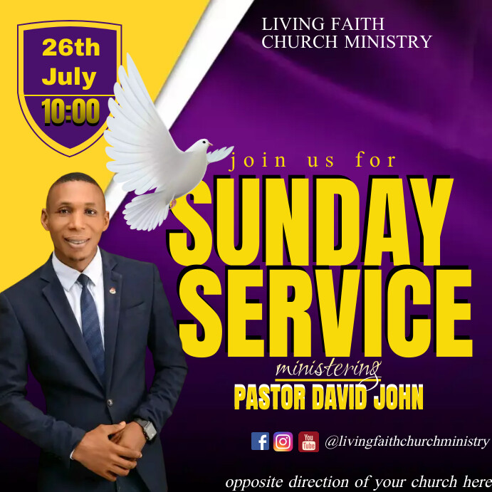 Plantilla de Church (1) | PosterMyWall