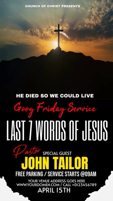 CHURCH (3) Template | PosterMyWall