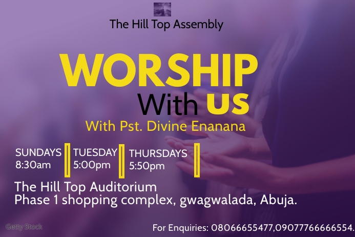 CHURCH (7) Template | PosterMyWall