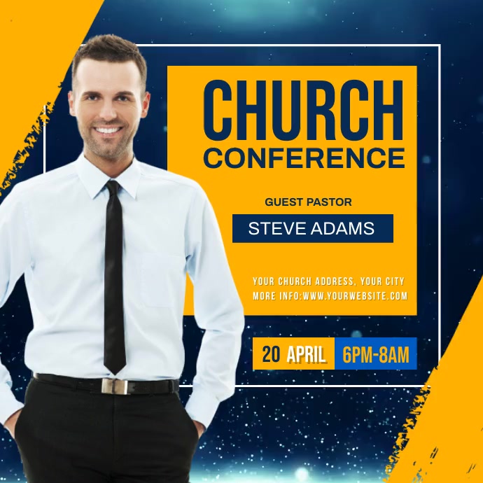 Plantilla de Church 63 | PosterMyWall