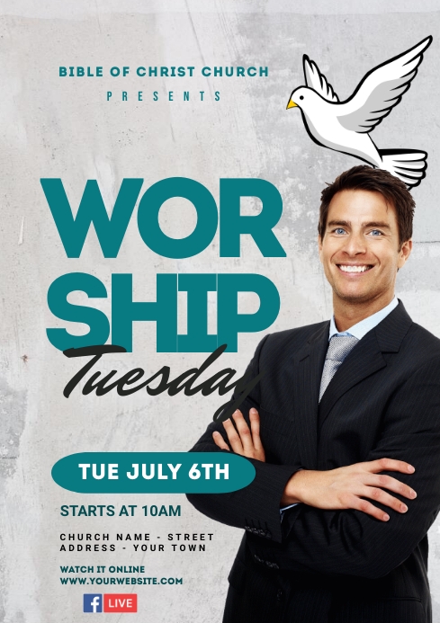 CHURCH A4 AD.R Template | PosterMyWall