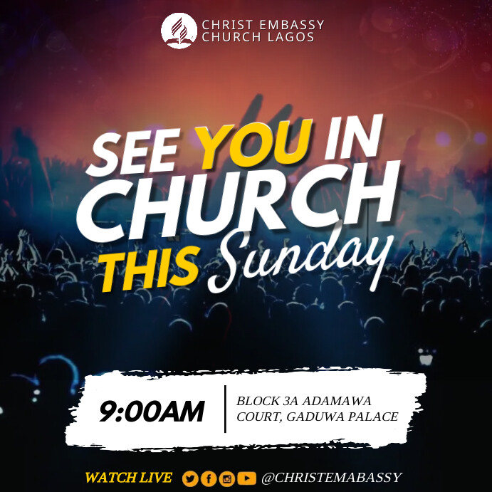 church activities banner (8) Template | PosterMyWall