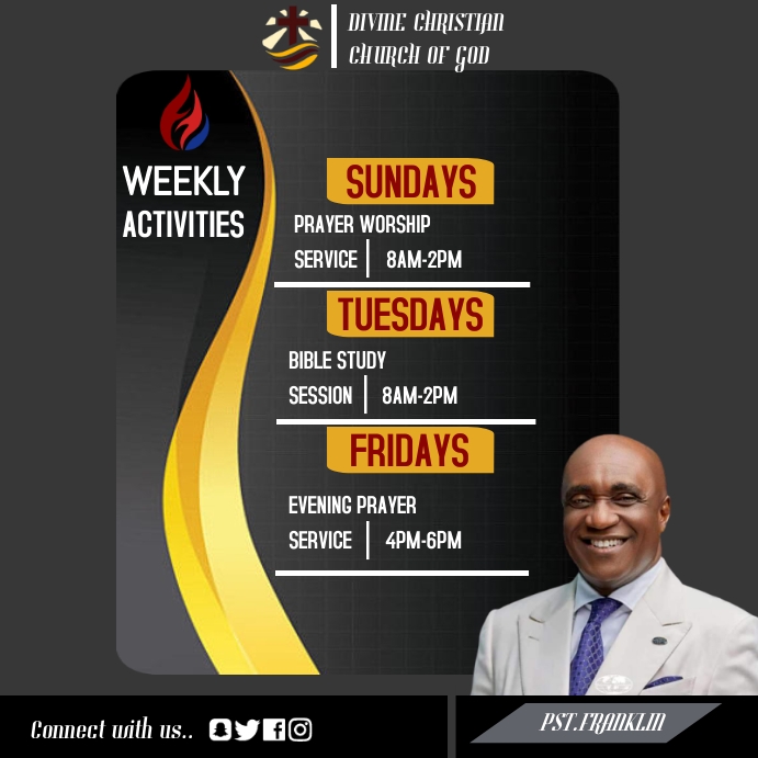 church activities banner Template | PosterMyWall