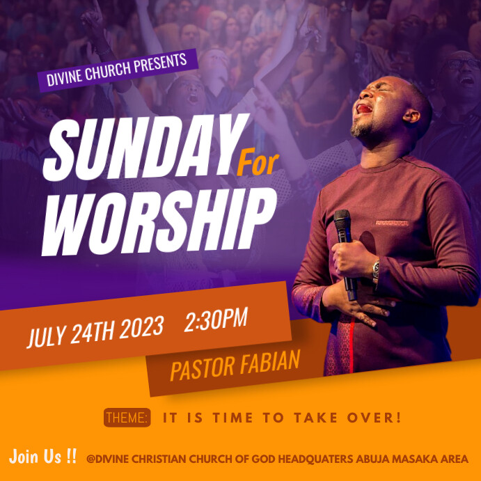 church activities banner Template | PosterMyWall