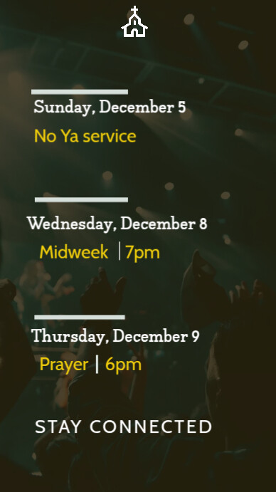 Church Activities Template | PosterMyWall