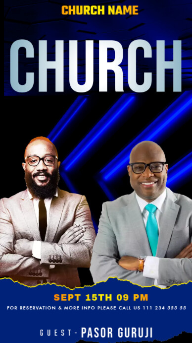 Copy of church ad, church flyer, church social media template, church ...