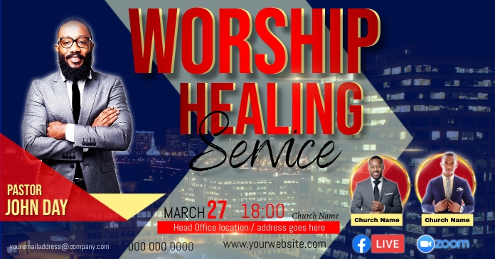 Plantilla de Diseño de Anuncio de Iglesia de | PosterMyWall