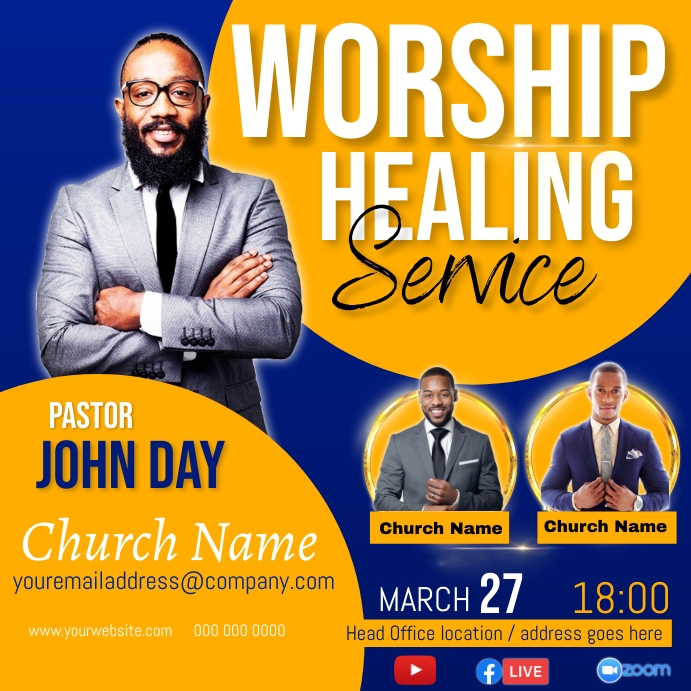 church ad DESIGN template | PosterMyWall