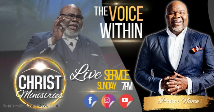 CHURCH AD facebook POST Template | PosterMyWall