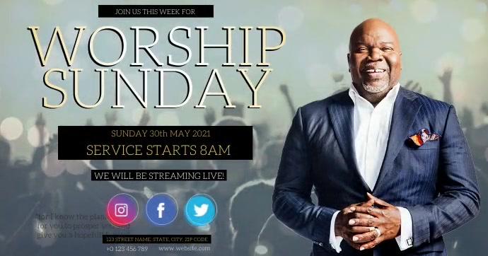 Copy of CHURCH AD facebook TEMPLATE | PosterMyWall