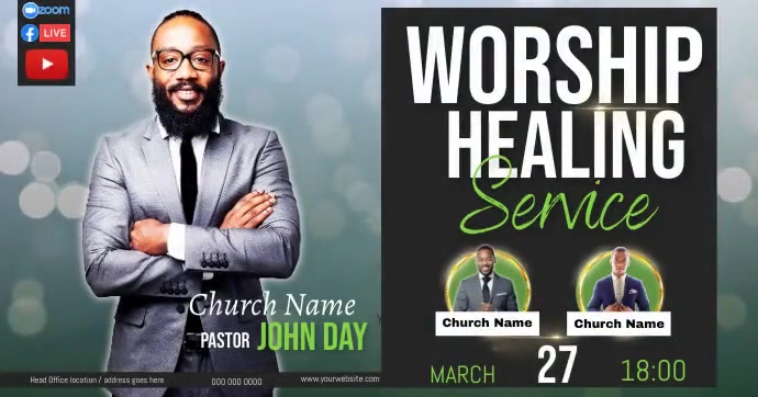 Copy of church ad VIDEO DESIGN template | PosterMyWall