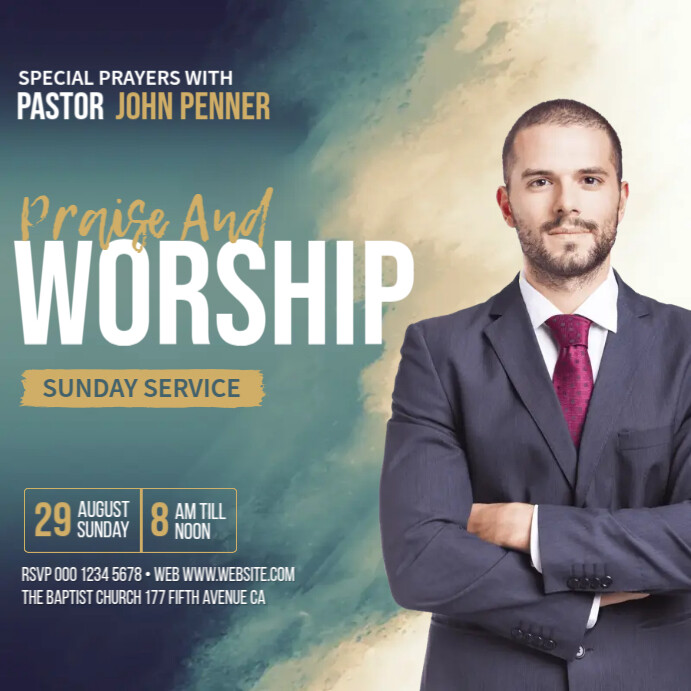 Church Ads Template | PosterMyWall